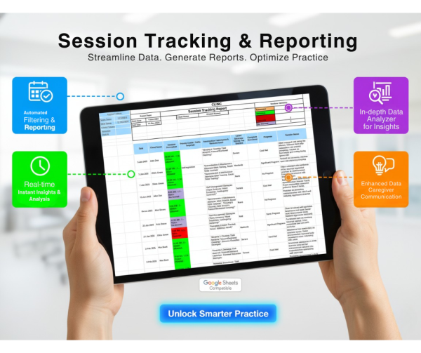 On Job Caseload Tracker, Behavior Supervision, Session & Caseload ...