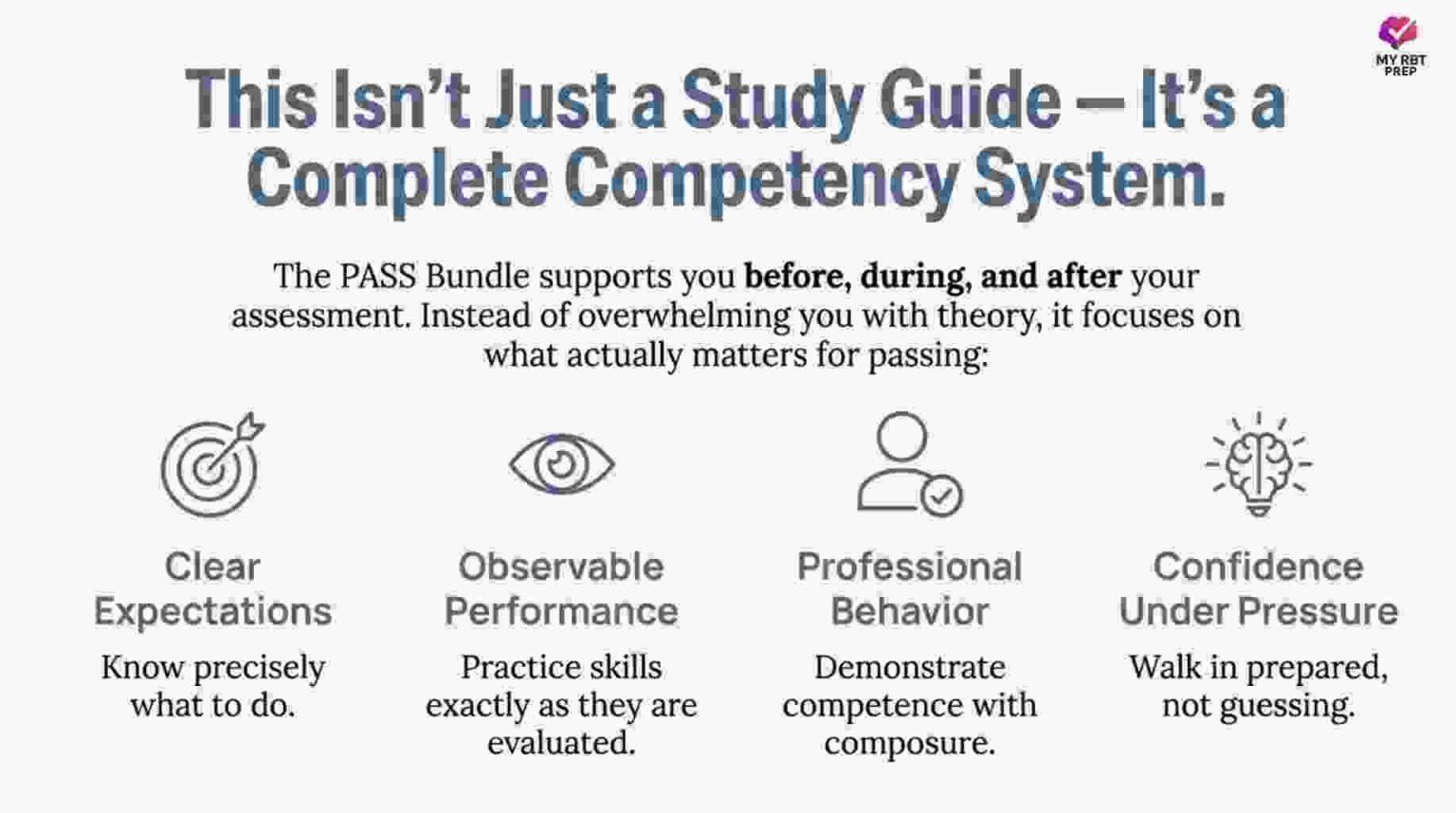 RBT® Competency Assessment Guide & Checklist PASS Bundle