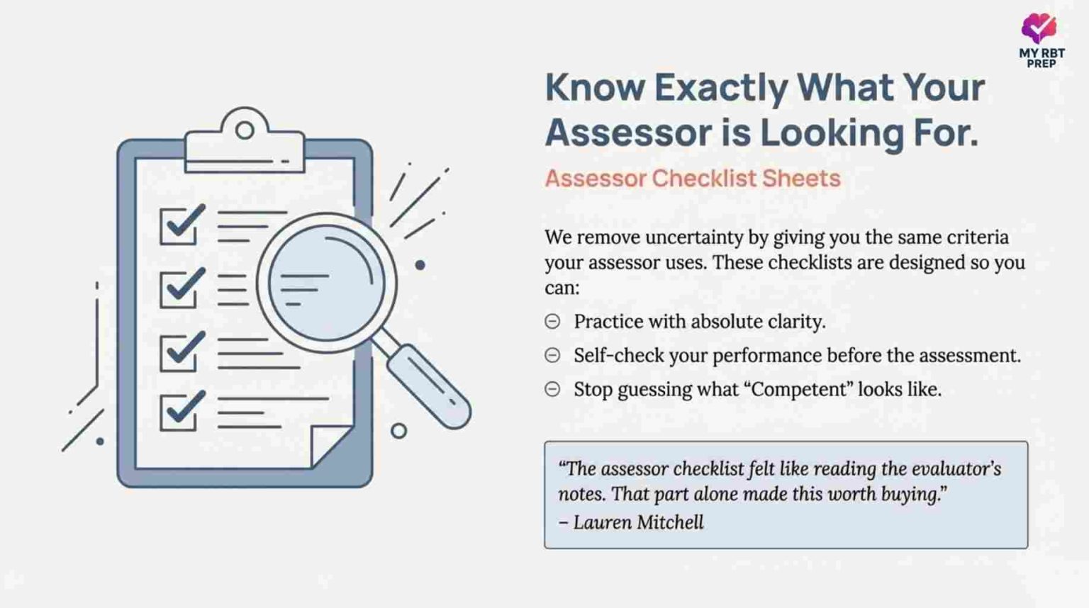 RBT® Competency Assessment Guide & Checklist PASS Bundle