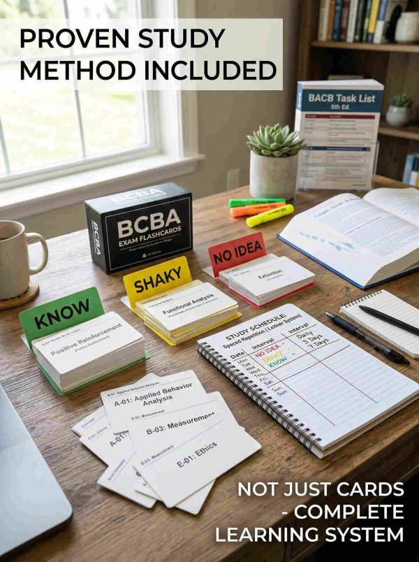BCBA Exam Flashcards 6th Edition Full Exam Ready | Multiple 3x Colorful ...