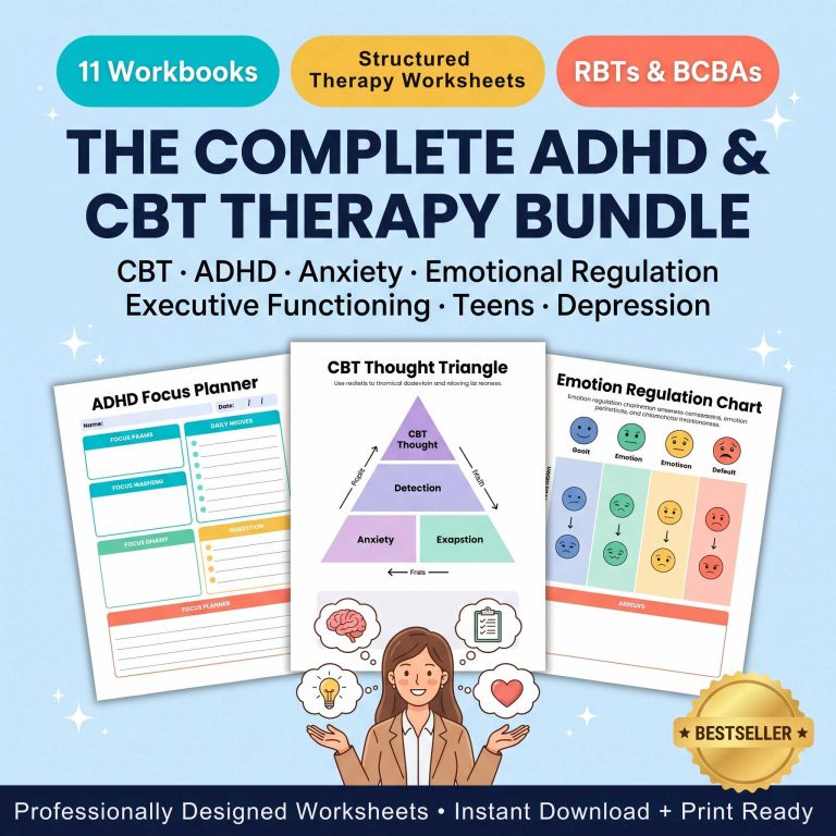ABA Therapy Toolkit for RBTs & BCBAs – Ready to Use CBT & Behavior ...